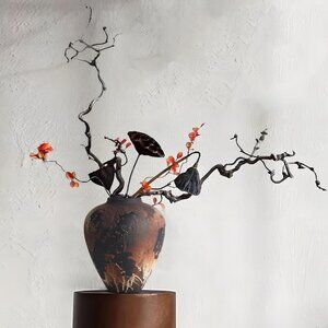 Accents | New 89inch Rustic Brown Ceramic Vase For Flowers Farmhouse ...